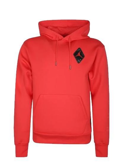 JORDAN Cotton Hoodie - Orange