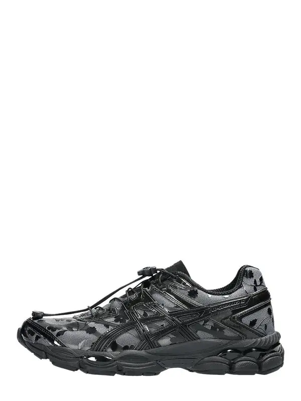 Asics X Cecilie Bahnsen Gel-cumulus 16 Floral Print Sneakers - Black