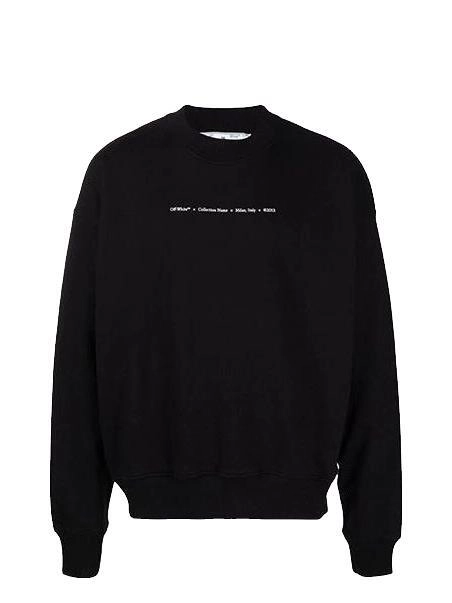 Off-White Tornado Arrow Logo Pullover - Black