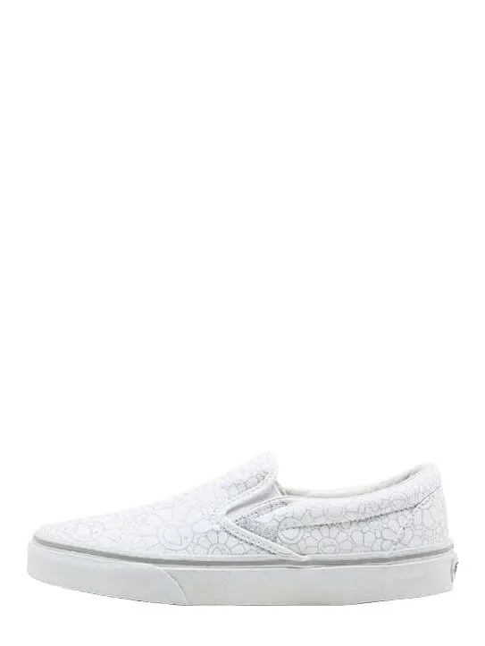 VANS Takashi Murakami Classic Slip-on Lx 'silver Flower - White