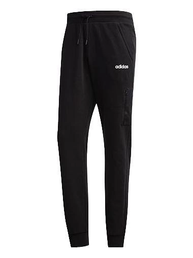 Adidas Neo Logo Cozy Casual Bundle Feet Sports Pants - Black