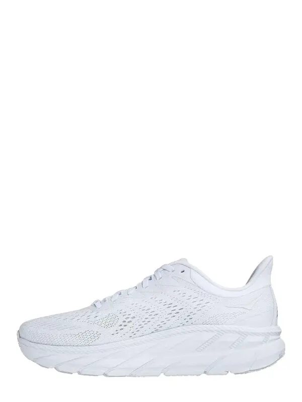 Hoka One One Clifton 7 Lace-up Sneakers - White