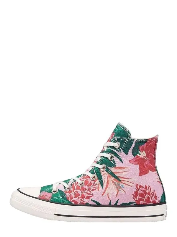 CONVERSE Chuck Taylor All Star High Top Sneakers - Pinkred/green