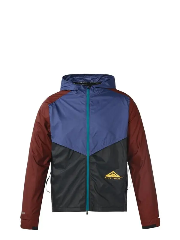Nike Logo Reflective Colorblock Hooded Jacket - Default Color