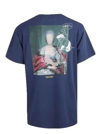 Off-White Mariana Painting Applique Short-sleeve Tee - Default Color