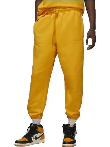 JORDAN X Wordmark Fleece Joggers - Yellow