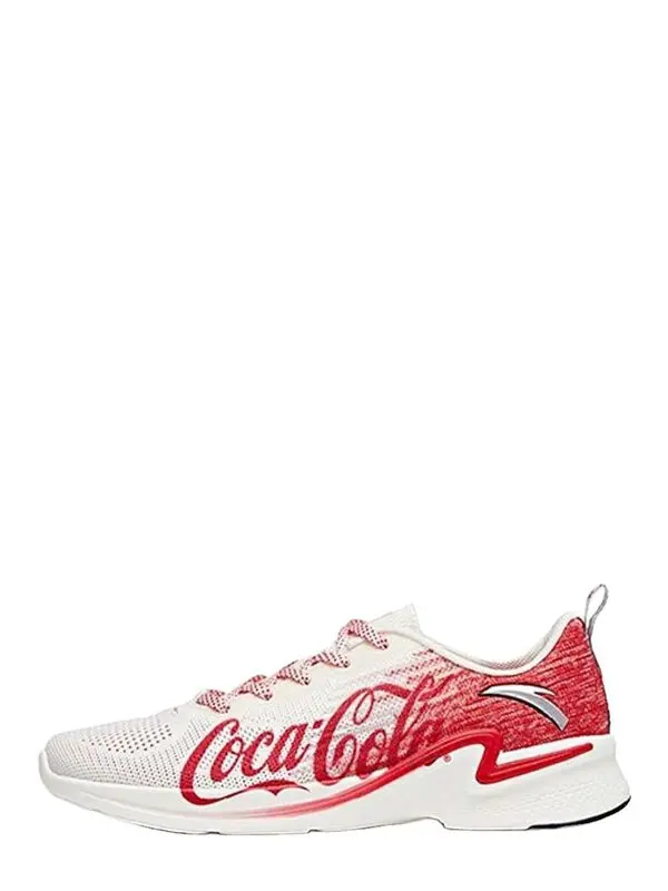 ANTA X Coca Cola Hydrogen Run 2 Sneakers - White/red