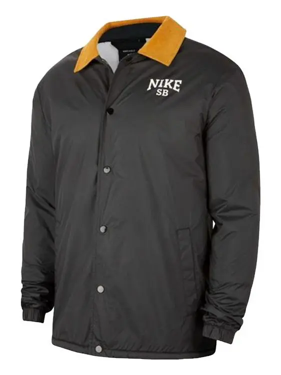 Nike Corduroy Colorblock Jacket - Black