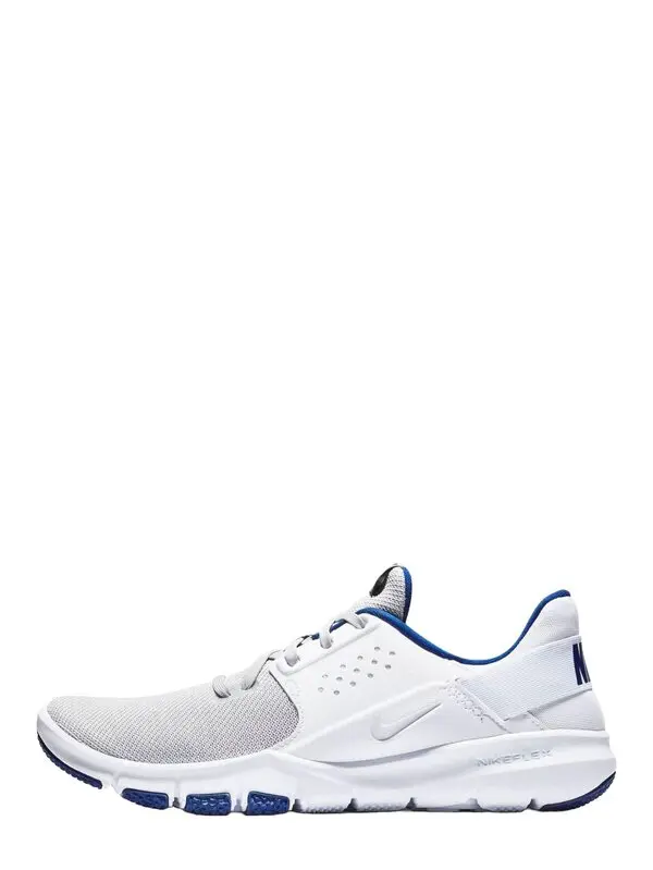 Nike Flex Control 3 Training Sneakers - White/blue
