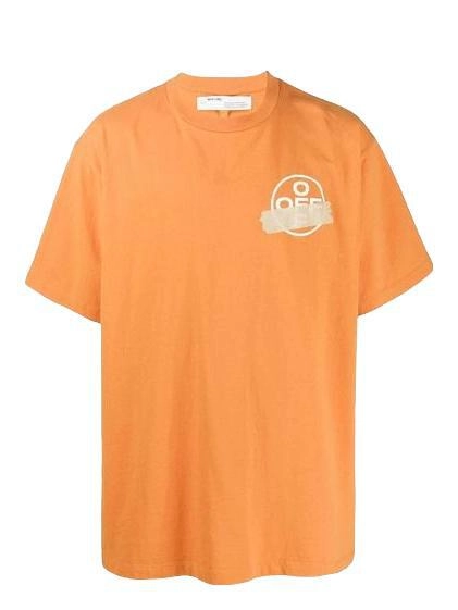 Off-White Bronzing Arrow Rubber Strap Patch Short Sleeve T-shirt - Default Colorway