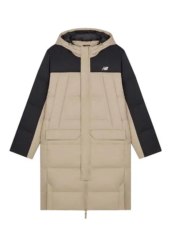 NEW BALANCE Down Jacket - Beige/black