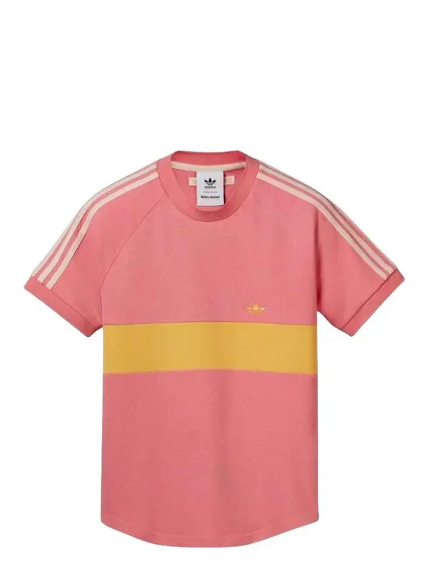 Adidas X Wales Bonner T-shirt 'pink Yellow - Default Color