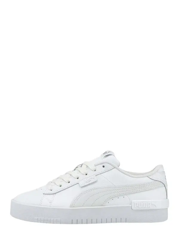 PUMA Jada Silver Platform Sneakers - White