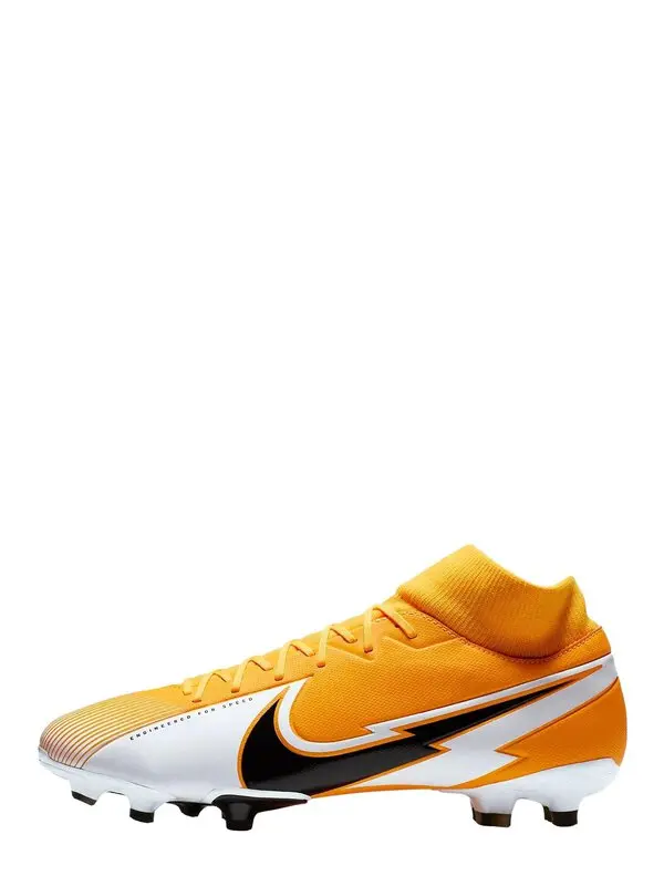 Nike Mercurial Superfly 7 Academy Fg Mg Soccer Cleats - Yellow/white/black