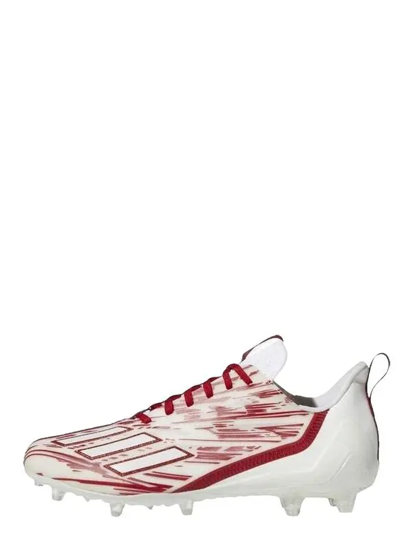 Adidas Adizero Cleats - White/red