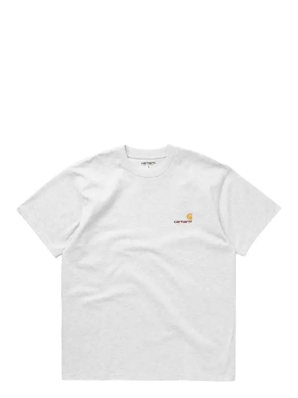 Carhartt Work In Progress American Script Short Sleeve T-shirt - Gray