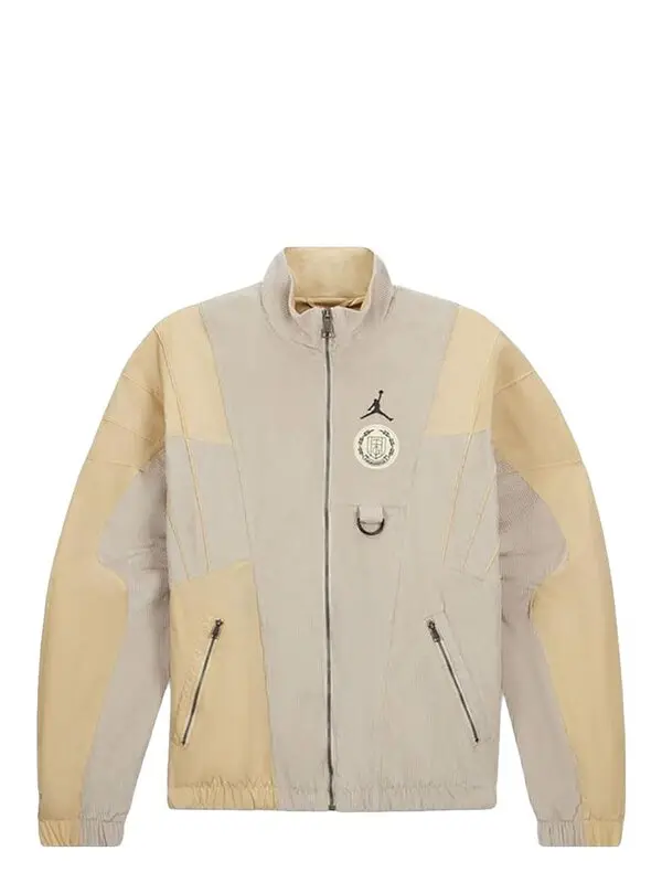 JORDAN X Htg Crossover Contrast Color Stitching Logo Stand Collar Jacket Asia Edition - Default Color