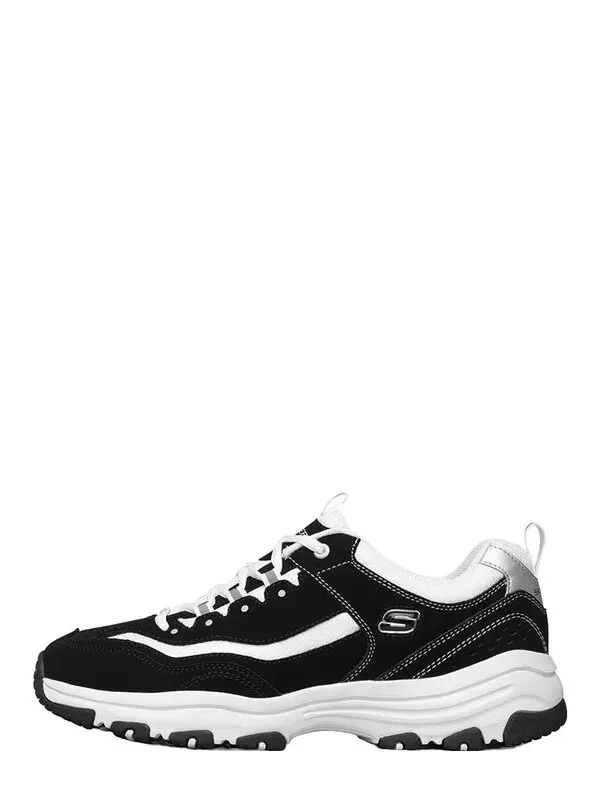 Sketchers D'lites I-conik Low-top Athletic Shoes - Black/white