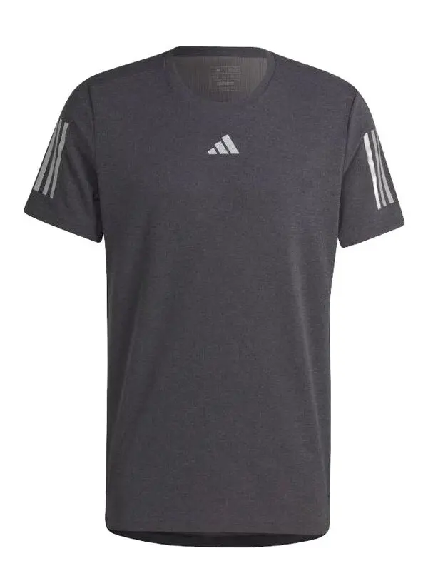 Adidas Own The Run Heather T-shirts - Black