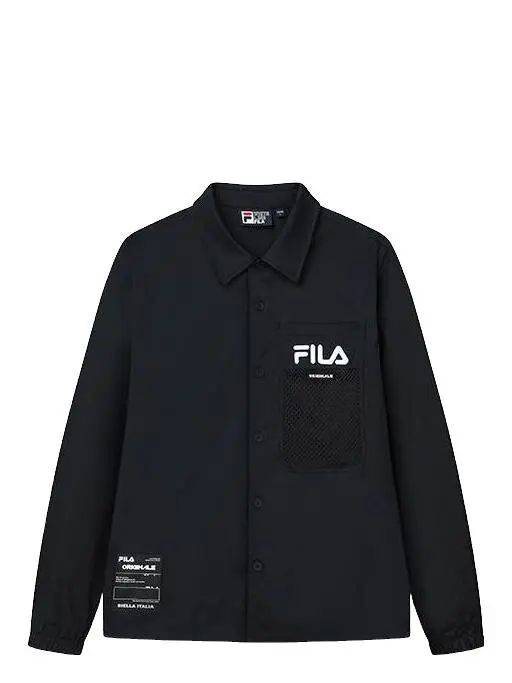 FILA Alphabet Logo Casual Sports Jacket - Default Color