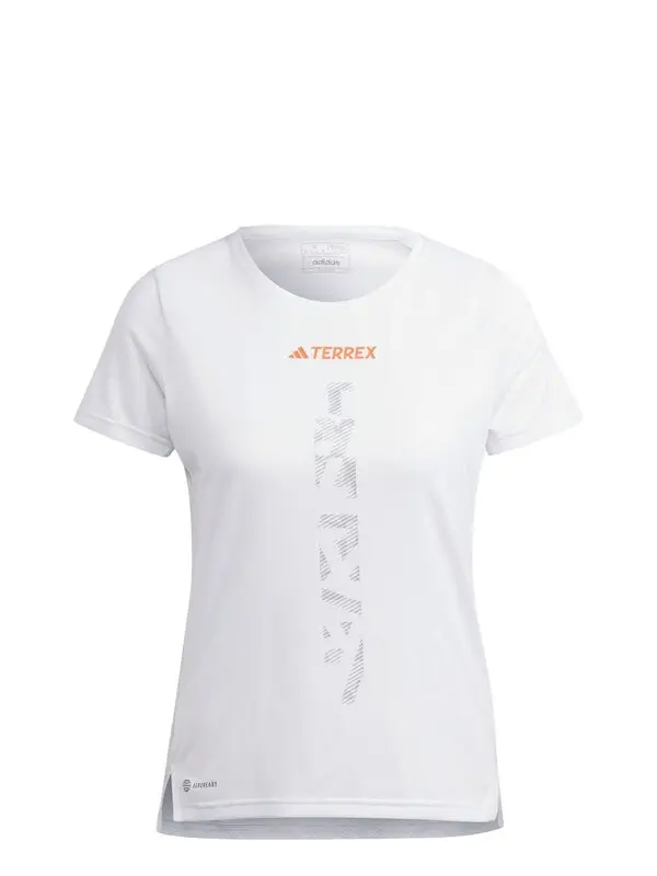 Adidas Agravic Trail Running T-shirt - White
