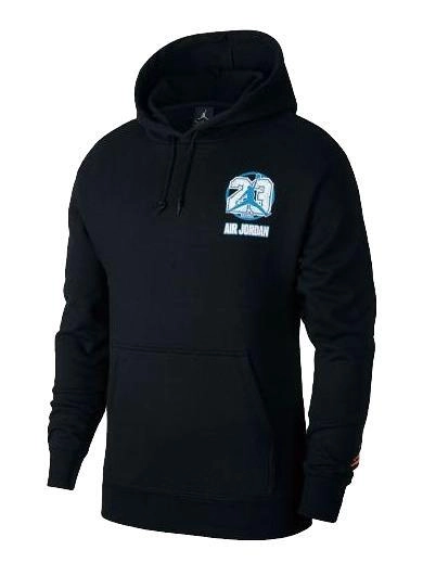 JORDAN Air Beijing Logo Print Hoodie - Black