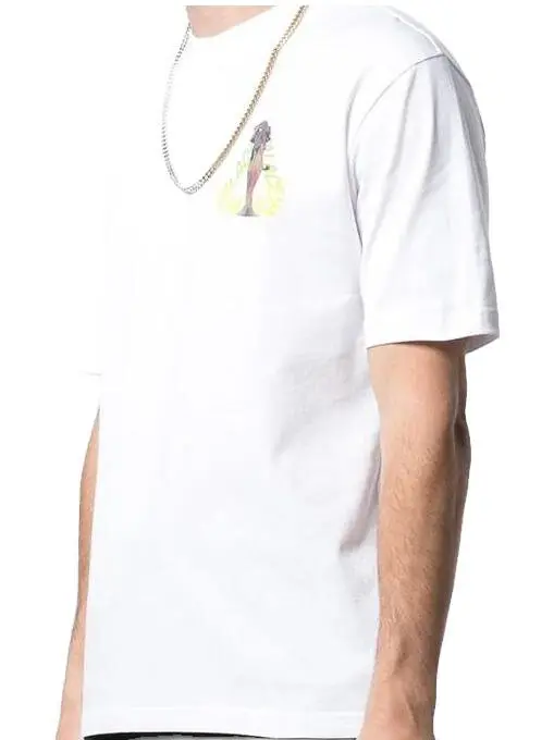 PALACE Rolls P3 Logo Printing Short Sleeve T-shirt - White