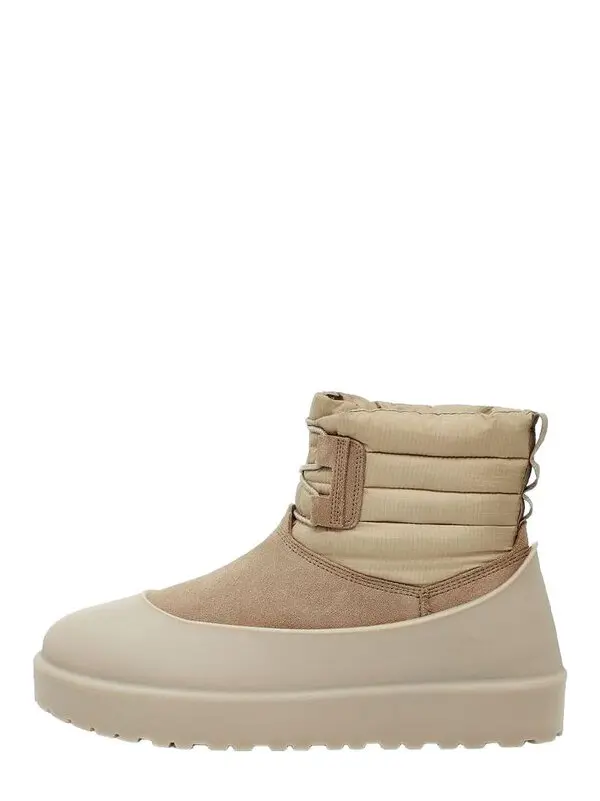 UGG Classic Mini Lace-up Weather Boots - Beige