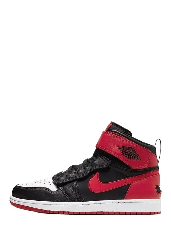 JORDAN Air 1 High Flyease Sneakers - Black/gym Red-white