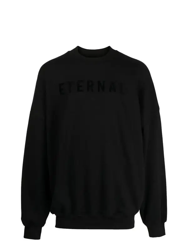 Fear Of God Fw22 Eternal Fleece Crewneck - Black