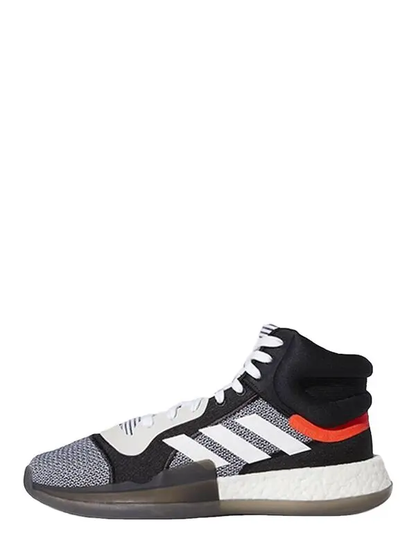 Adidas Marquee Boost Mid Sneakers - White/black