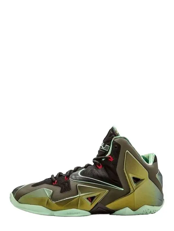 Nike Lebron "king's Pride" High Top Sneakers - Gold/green/black