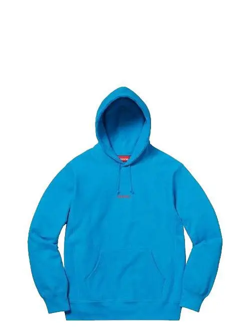 Supreme Fw18 Trademark Hooded Sweatshirt - Blue