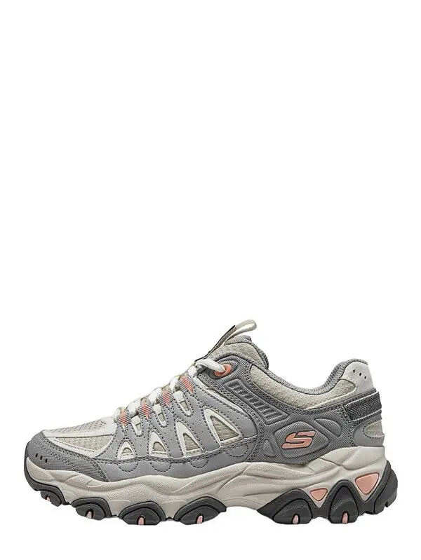 Sketchers Dlites Training Sneakers - Grey/beige/orange