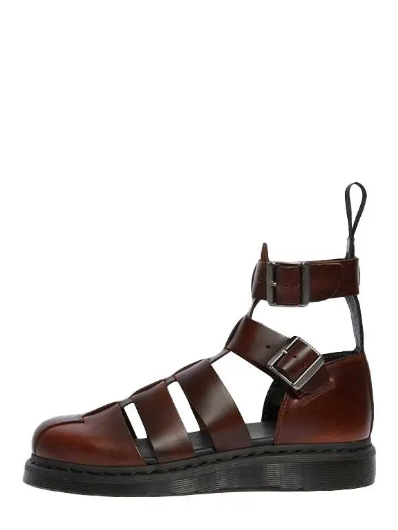 Dr. Martens Geraldo Leather Fisherman Sandals - Brown