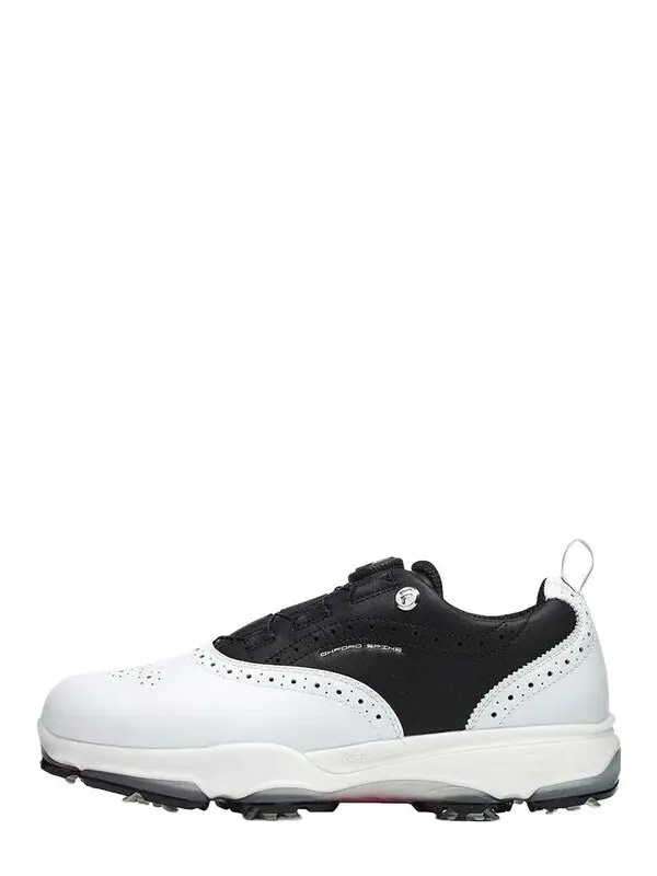 FILA Golf Oxford Spike Sneakers - White/black
