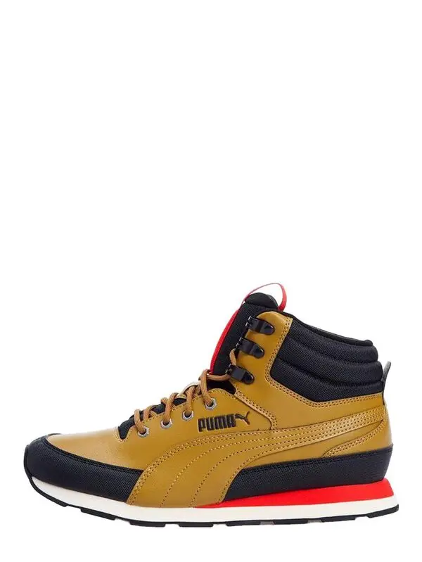 PUMA Vista Mid Utility Sneakers - Brown/black/red
