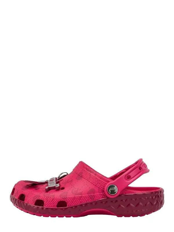 CROCS X Juicy Couture Embellished Clogs - Pink/red