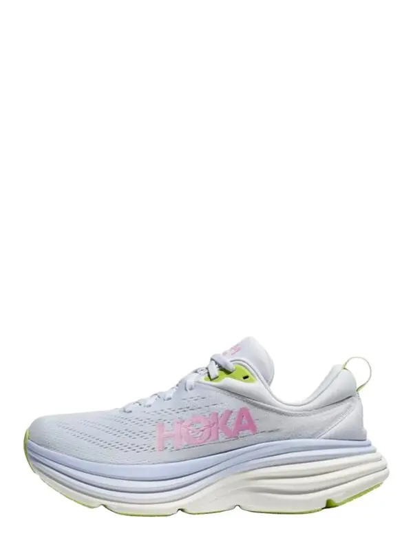 Hoka One One Bondi 8 Wide Athletic Shoes - Sea Ice/pink Twilight