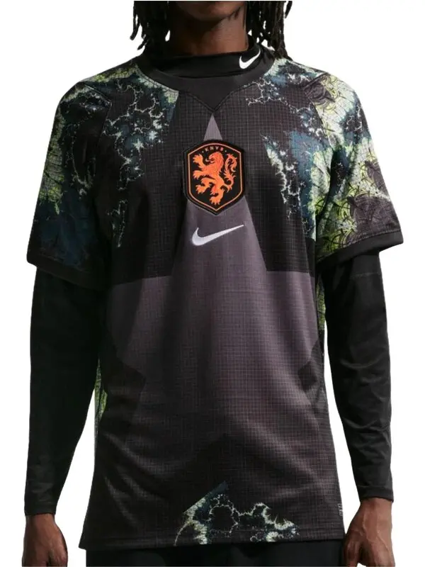 Nike Netherlands 2026 Stadium Goalkeeper Replica Jersey - Black/medium Ash