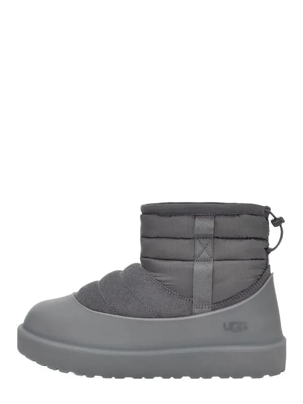 UGG Classic Mini Pull-on Weather Boots - Dark Gray