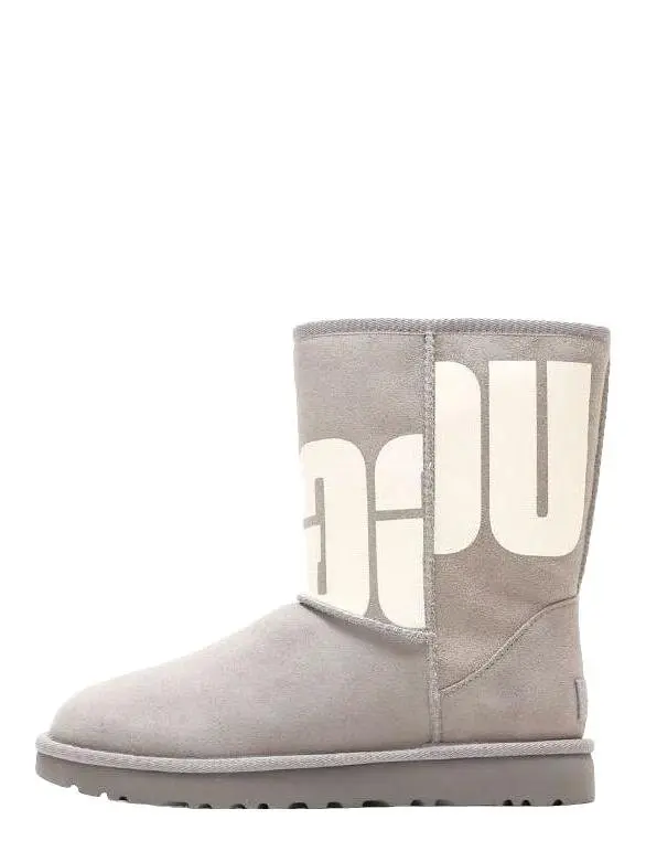 UGG Classic Short Ii Chopd Boots - Gray