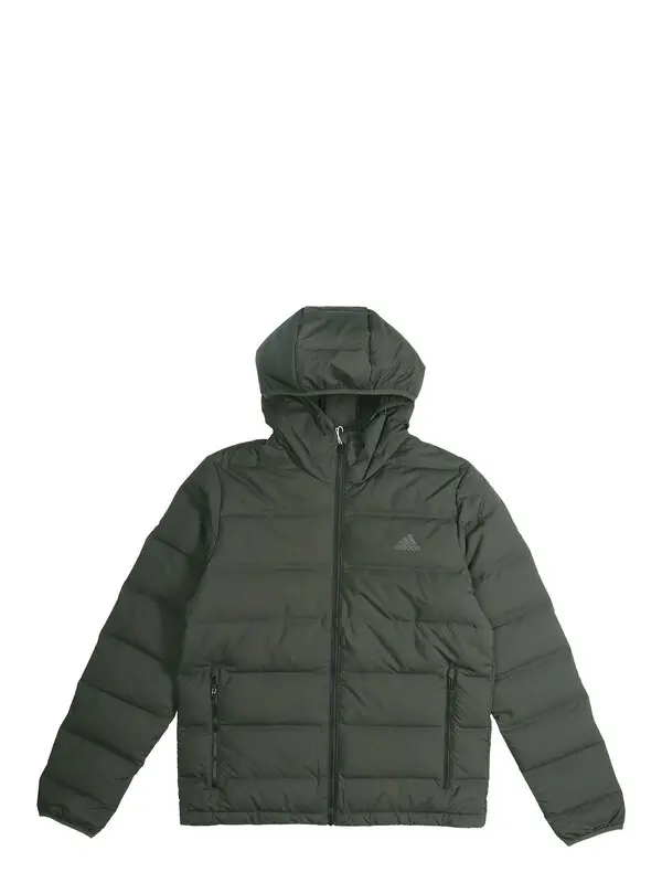 Adidas Helionic Hooded Down Jacket - Green