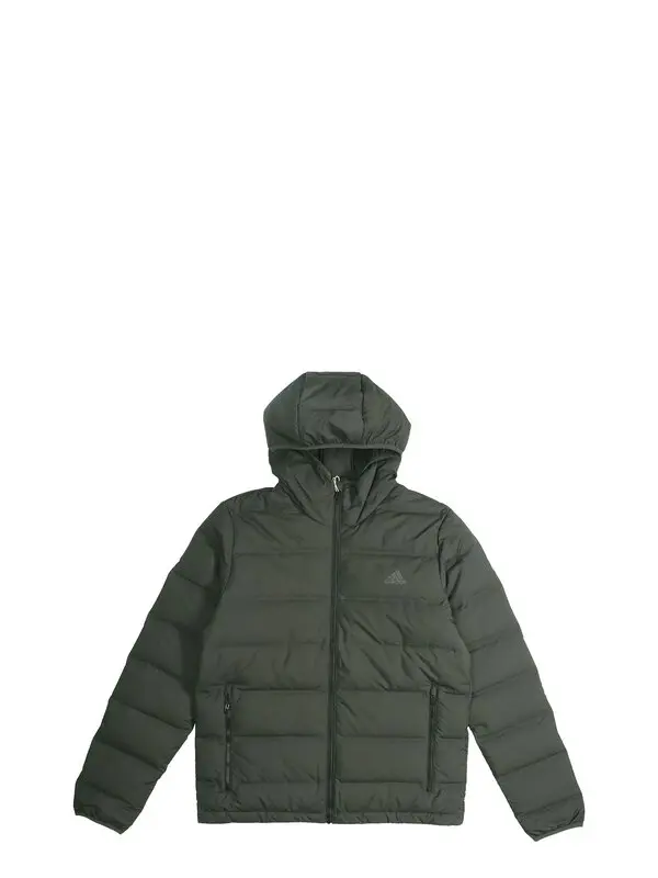 Adidas Helionic Hooded Down Jacket - Green