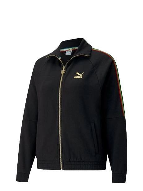 PUMA World Resonance Series Zipper Knit Track Jacket - Black