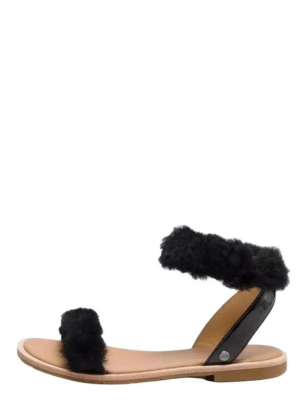 UGG Fluff Springs Sandal - Black