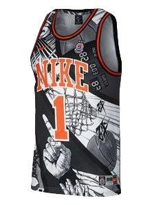 Nike Dri-fit High School League Comics Basketball Jersey - Black