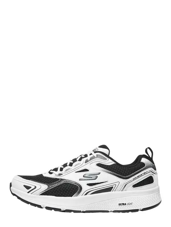 Sketchers Go Run Consistent Athletic Shoes - Black/silver