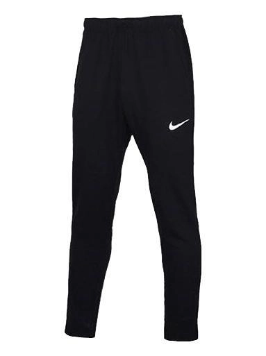 Nike Dri-fit Knit Training Sports Long Pants - Black