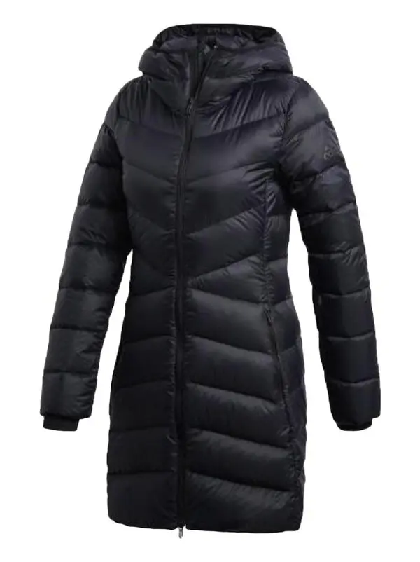 Adidas Padded Down Jacket With Hood - Black